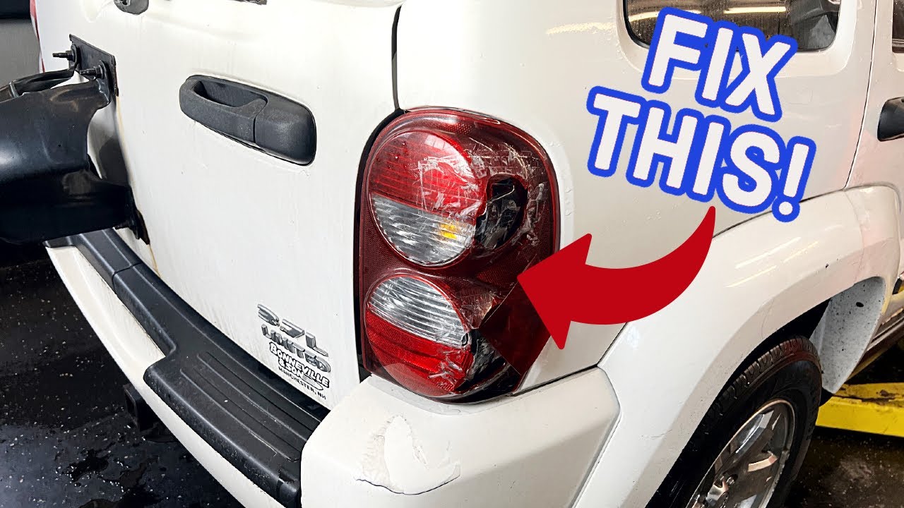 Replacing a Busted Jeep Liberty Tail Light | You Got This! - YouTube