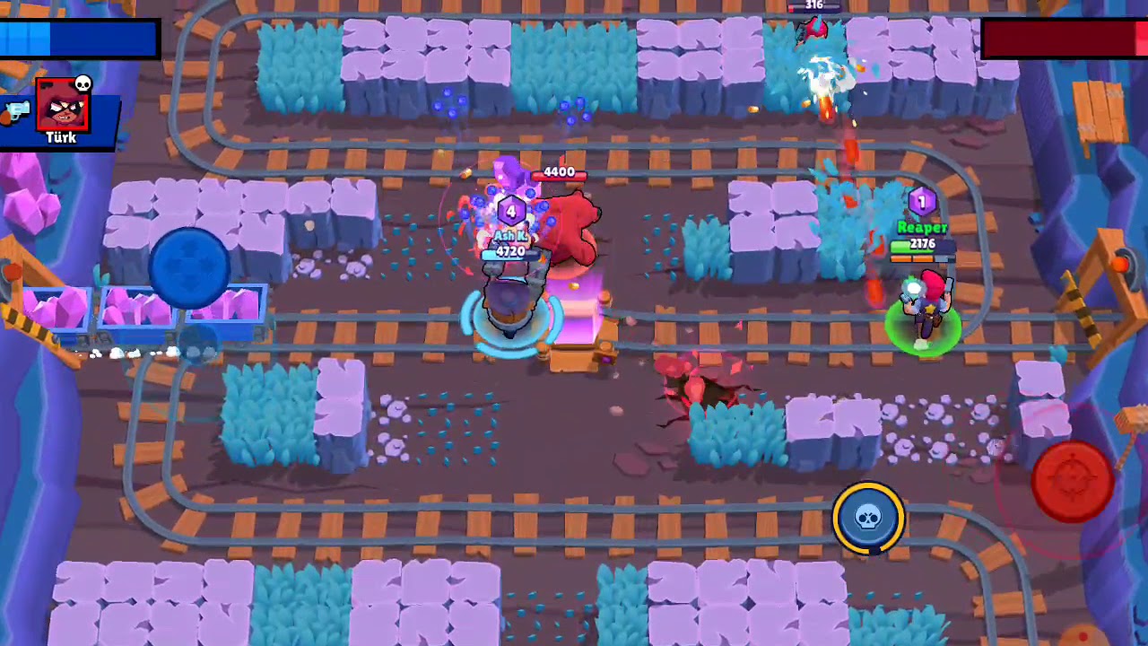 [I WON!] - Brawl Stars Colt Gameplay in Train Map - YouTube