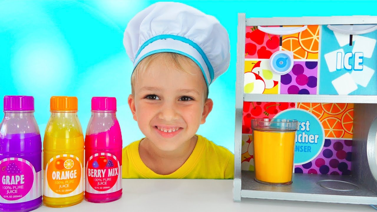 Vlad and Niki Pretend Play Toy Cafe with Friends - Funny stories for ...