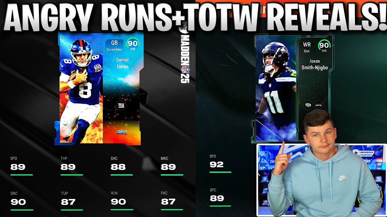 ANGRY RUNS DANIEL JONES AND TOTW JSN+KINCHENS REVEALED! - YouTube