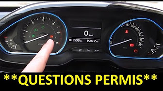 Questions vérification pour l'examen du Permis de conduire - YouTube