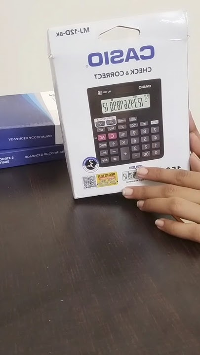 Calculator for Ca Student | Casio Mj-12d-bk | Ishika Gupta #cainter #cafoundation #icai - YouTube