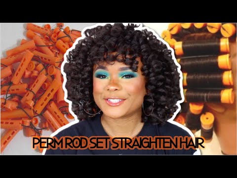 How to Achieve Perfect Perm Rod Set on Straightened Natural Hair: A ...