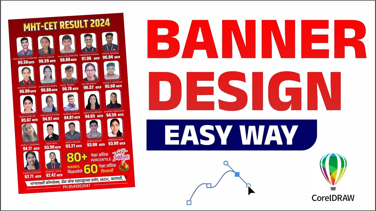 Creative Result Banner Design in Easy Steps - YouTube