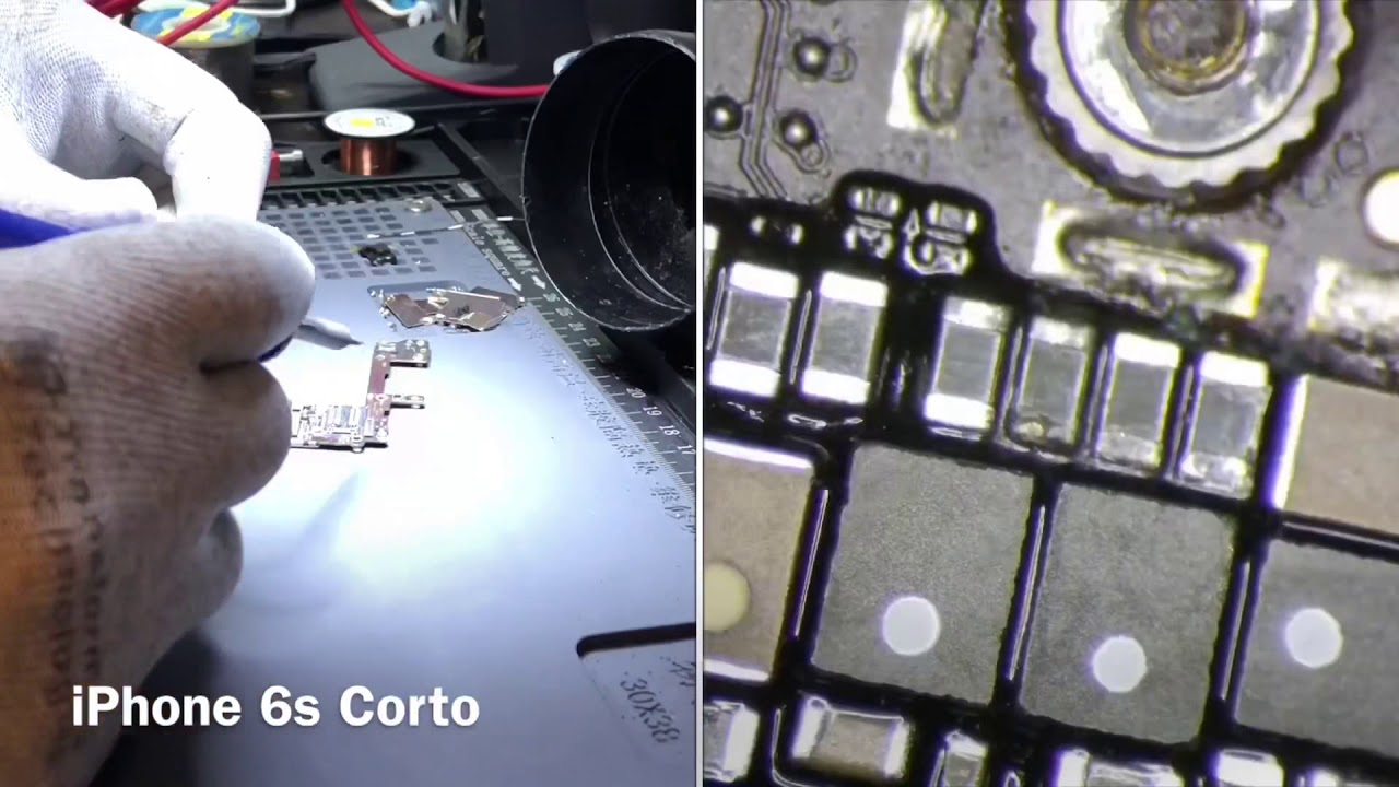 iPhone 6s No power corto en Linea PP1v8SDRAM Técnica para encontrar el ...