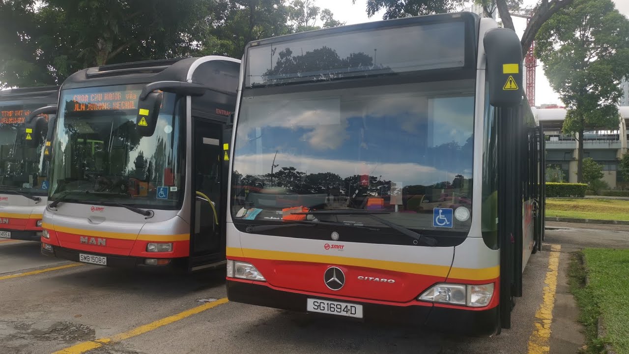 SMRT Buses 961 Mercedes Benz O530 Citaro SG1694D Part 2/2 - YouTube