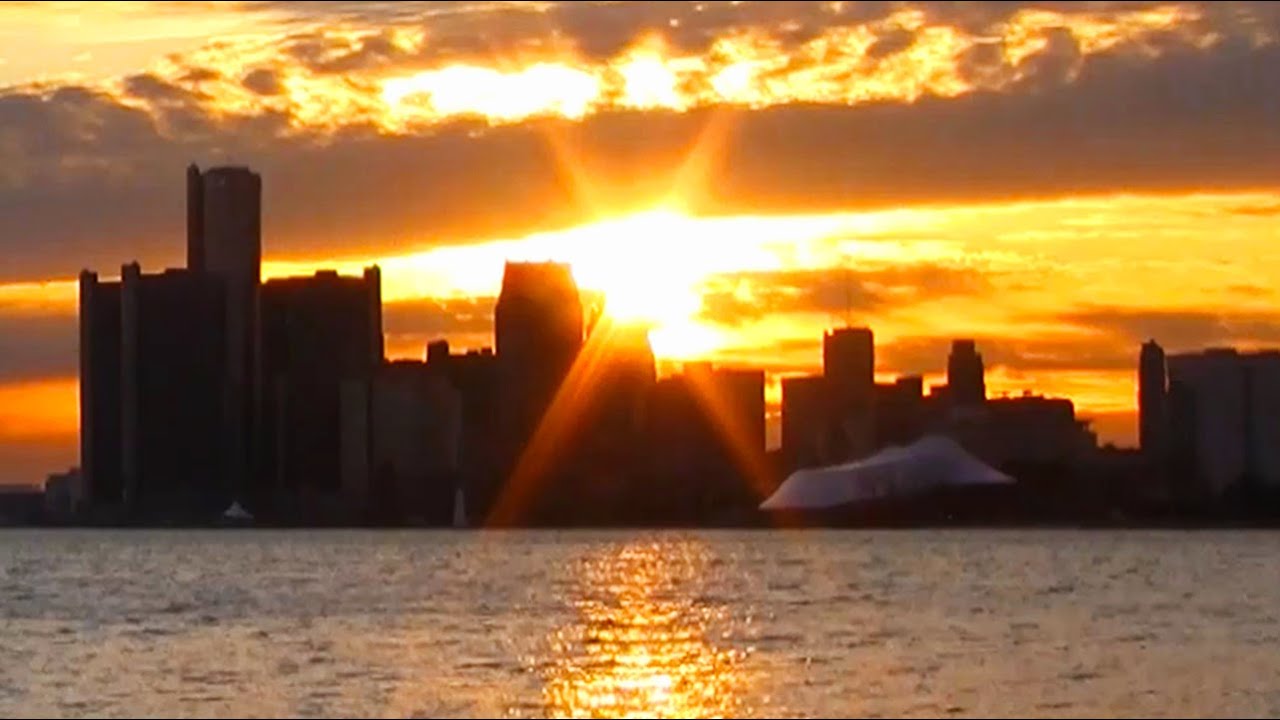 Sunset in Detroit - YouTube