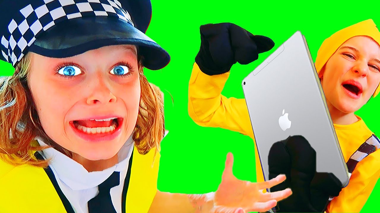 STOP STEALING MY iPAD! Biggy Policeman Pretend Play w/ The Norris Nuts ...