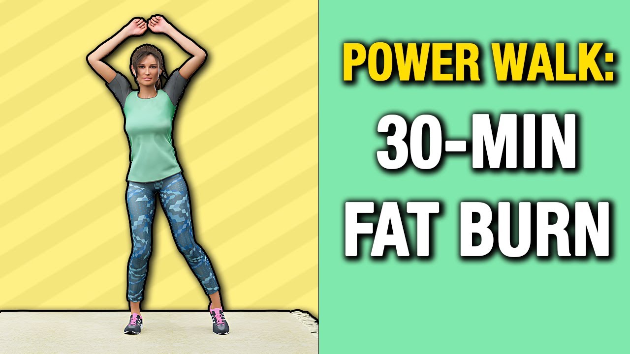 Power Walk: 30-Min Fat Burn & Tone At Home - YouTube
