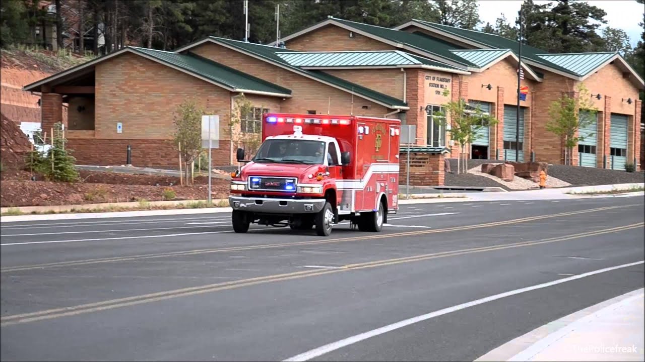 Rescue 2 Flagstaff Fire Department Code 3 [AIRHORN] - YouTube