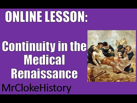 GCSE History - Medicine: Renaissance Continuity and Surgery - YouTube