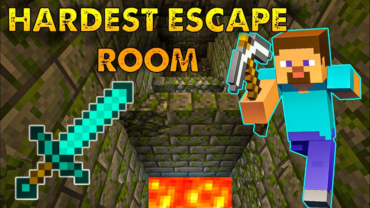 Hardest Escape Room | Minecraft Pe | GAMES KA GAMER - YouTube