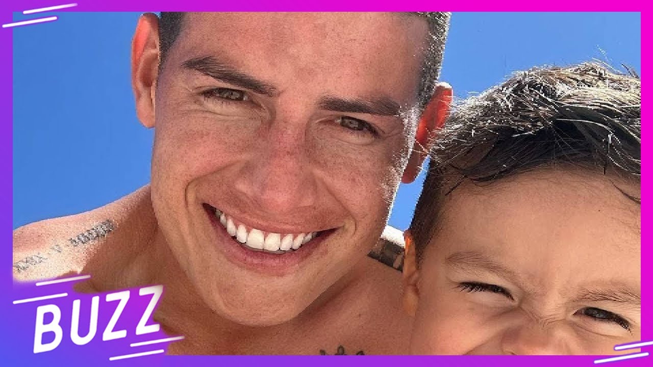 James Rodríguez presume lo grande que está su hijo Samuel | Buzz - YouTube