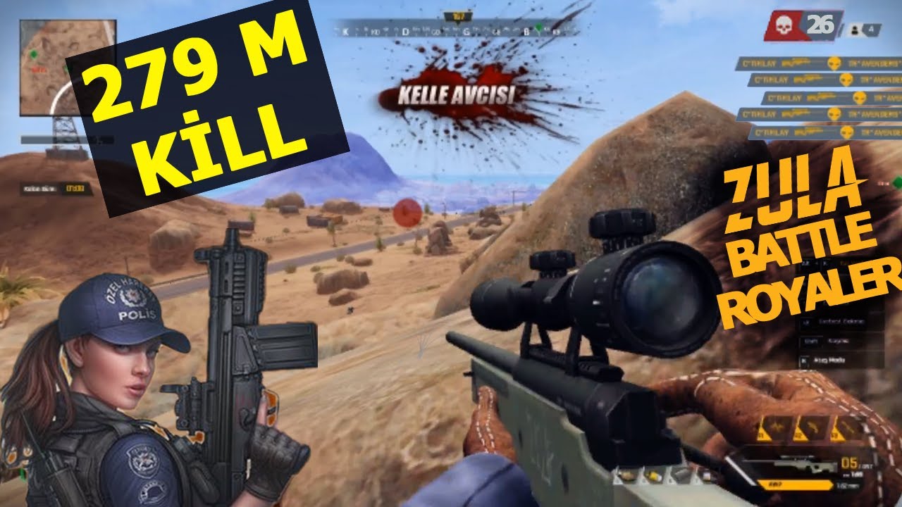 ZULA BATTLE ROYALE 26 KİL BİRİNCİLİK ( MONTAGE ) - YouTube