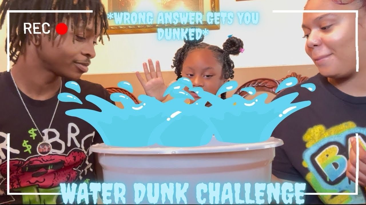 The Water Dunk Challenge😱Ft Angel And Eriana #subscribe - YouTube