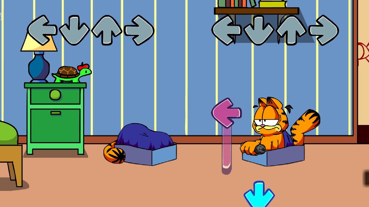 Garfield lulls Garfield to sleep - YouTube
