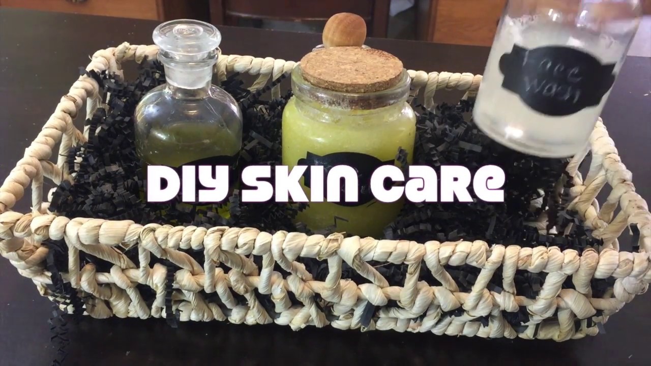 DIY Skin Care- Facial Wash, Scrub and Moisturizer- All Natural - YouTube