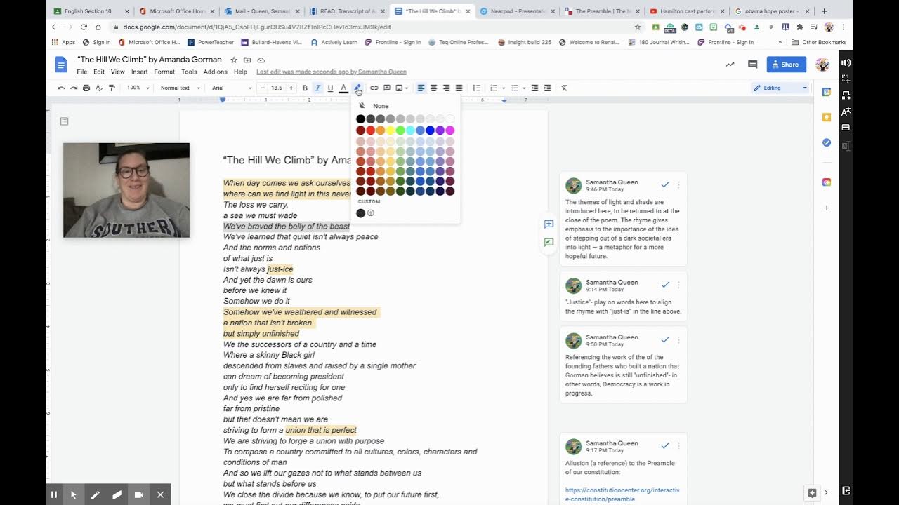 How to annotate a Google Doc - YouTube