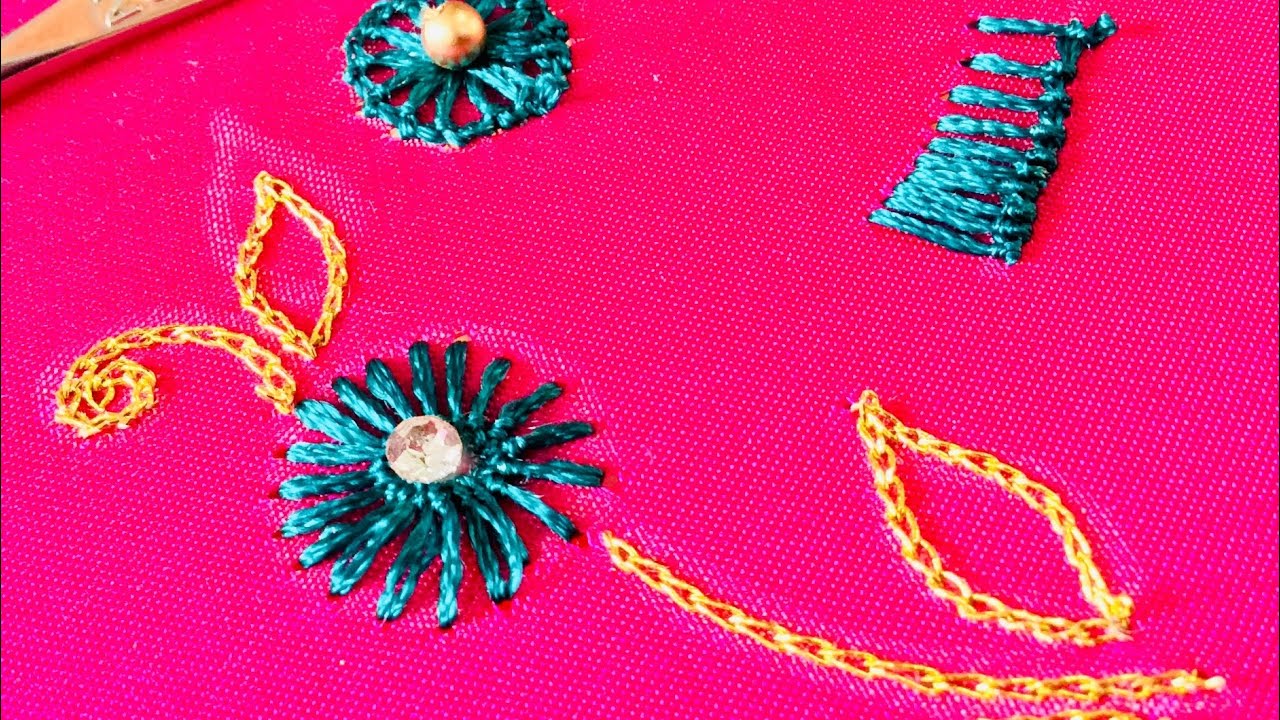 Advanced Aari Embroidery Tutorial 16 - YouTube