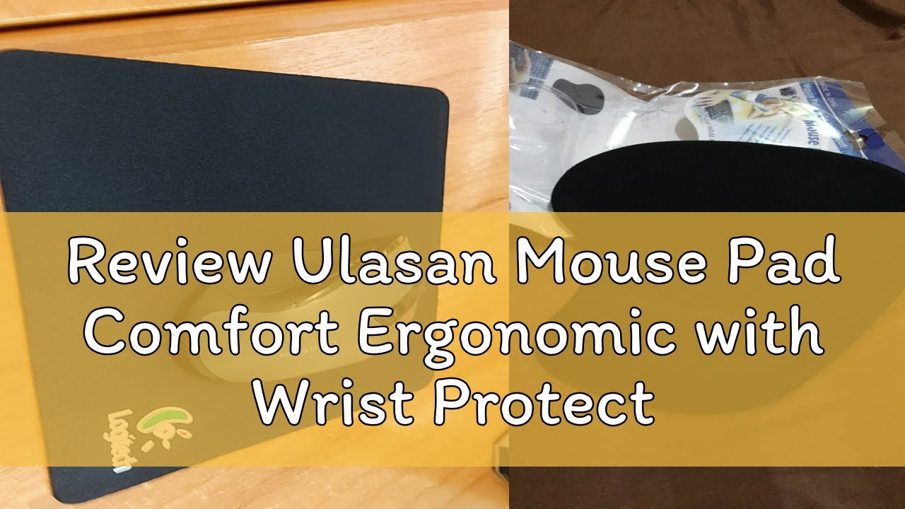 Review Ulasan Mouse Pad Comfort Ergonomic with Wrist Protect Soft Pad ...