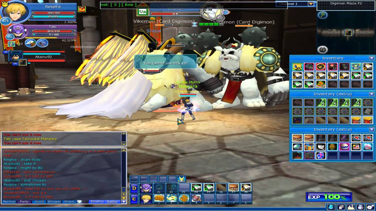 Digimon Masters Online - Vs Monster Card Level 5 &6 (Mc5 , Mc6) - YouTube