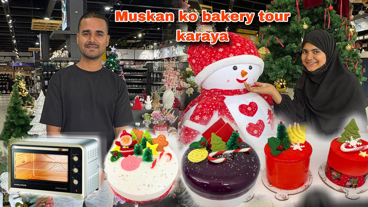 Sister Ko Bakery Tour Karaya | Got New Hair Cut | OTG Oven Ideas ...