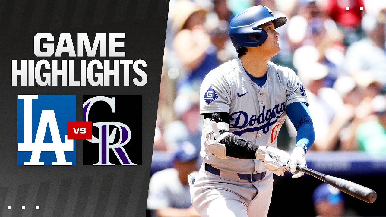 Dodgers vs. Rockies Game Highlights (6/20/24) | MLB Highlights - YouTube