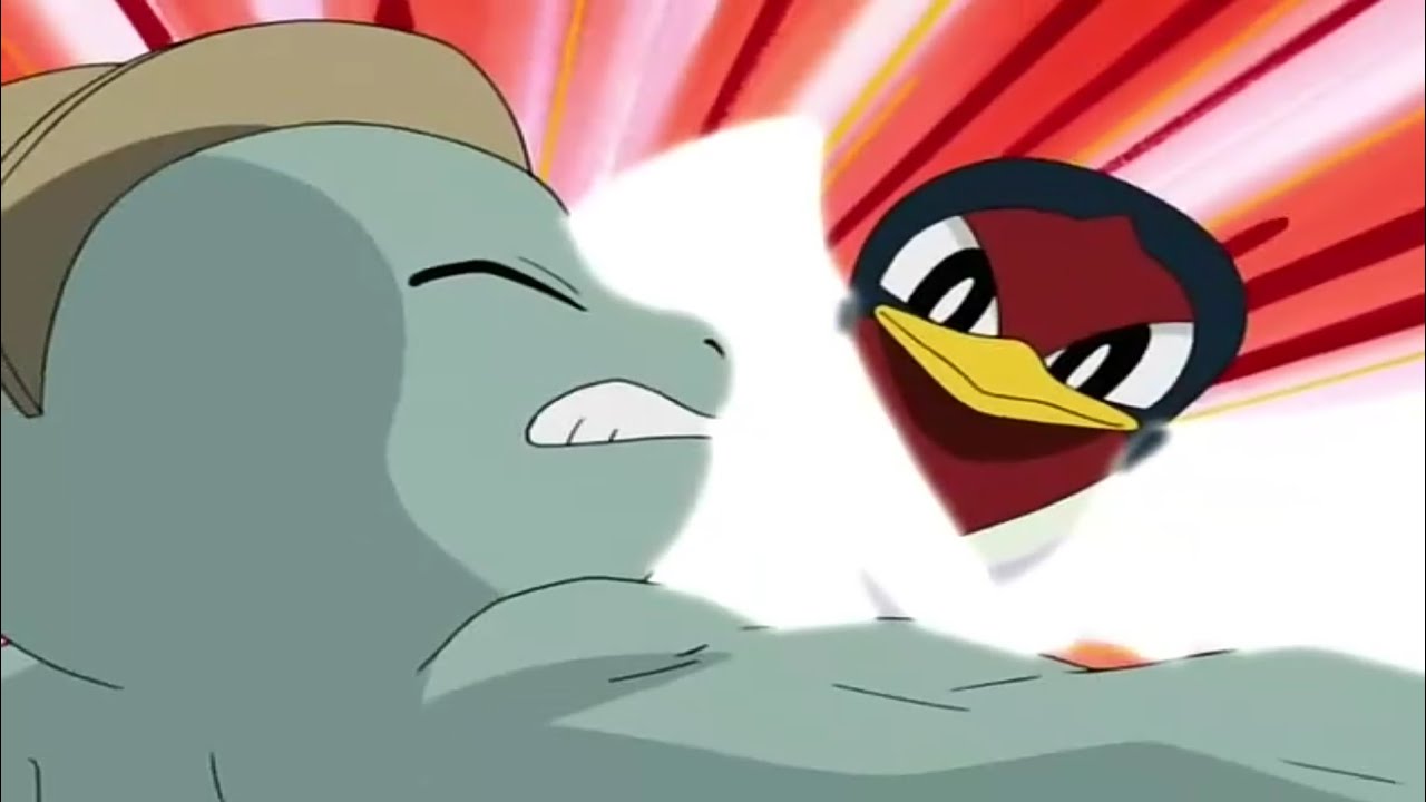 Taillow Fight With Machop Pokemon - YouTube