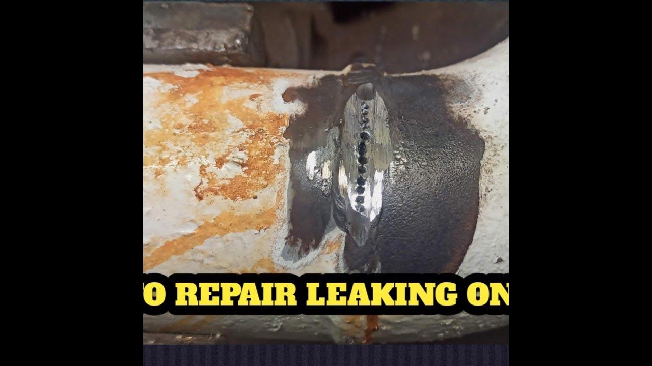 How to repair leaking on pipe | Ship fitter real work onboard ship. - YouTube