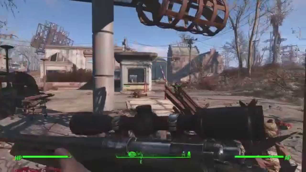 Fallout 4 - Sniper/Pistol Stealth Gameplay on Survival - YouTube