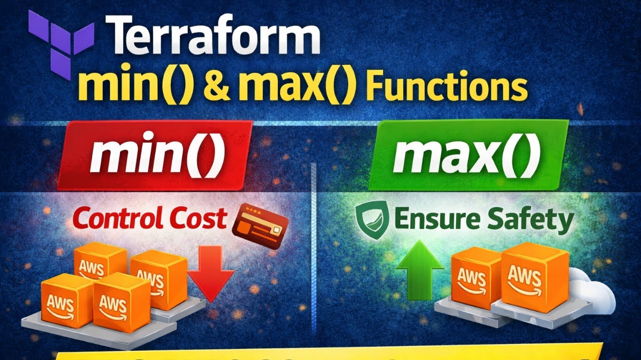 Terraform min() max() Function | Control AWS Scaling and Cost - YouTube