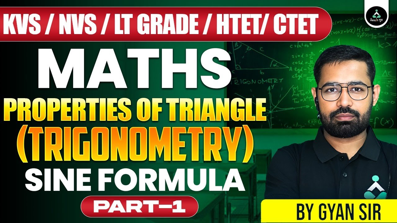 P -1 | Properties Of Triangle | Maths For All Teaching Exams 2025 | KVS ...