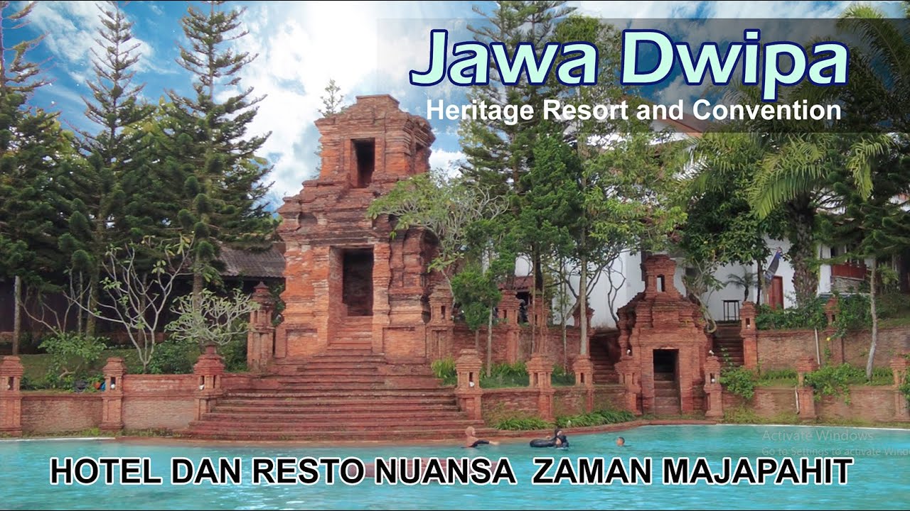 jawa dwipa tawangmangu, hotel dan resto serasa di jaman majapahit ...