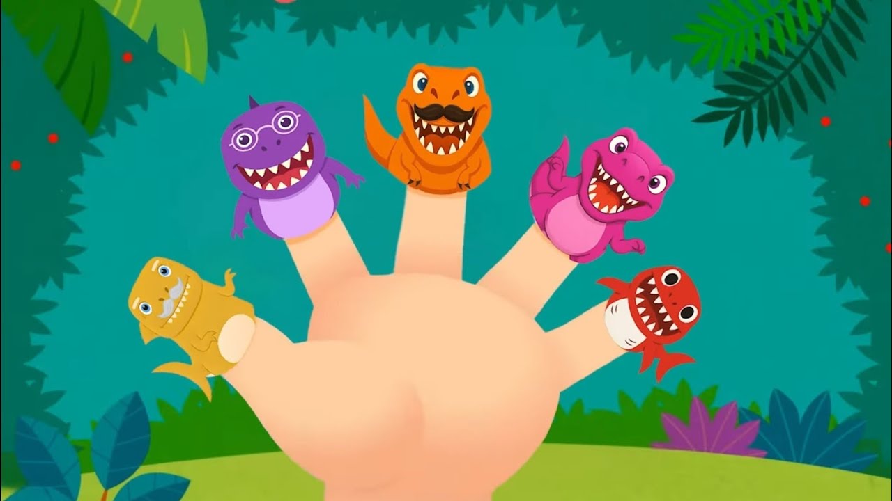Baby T-Rex Finger Family | T-Rex Finger Family | Sing Along with Baby ...