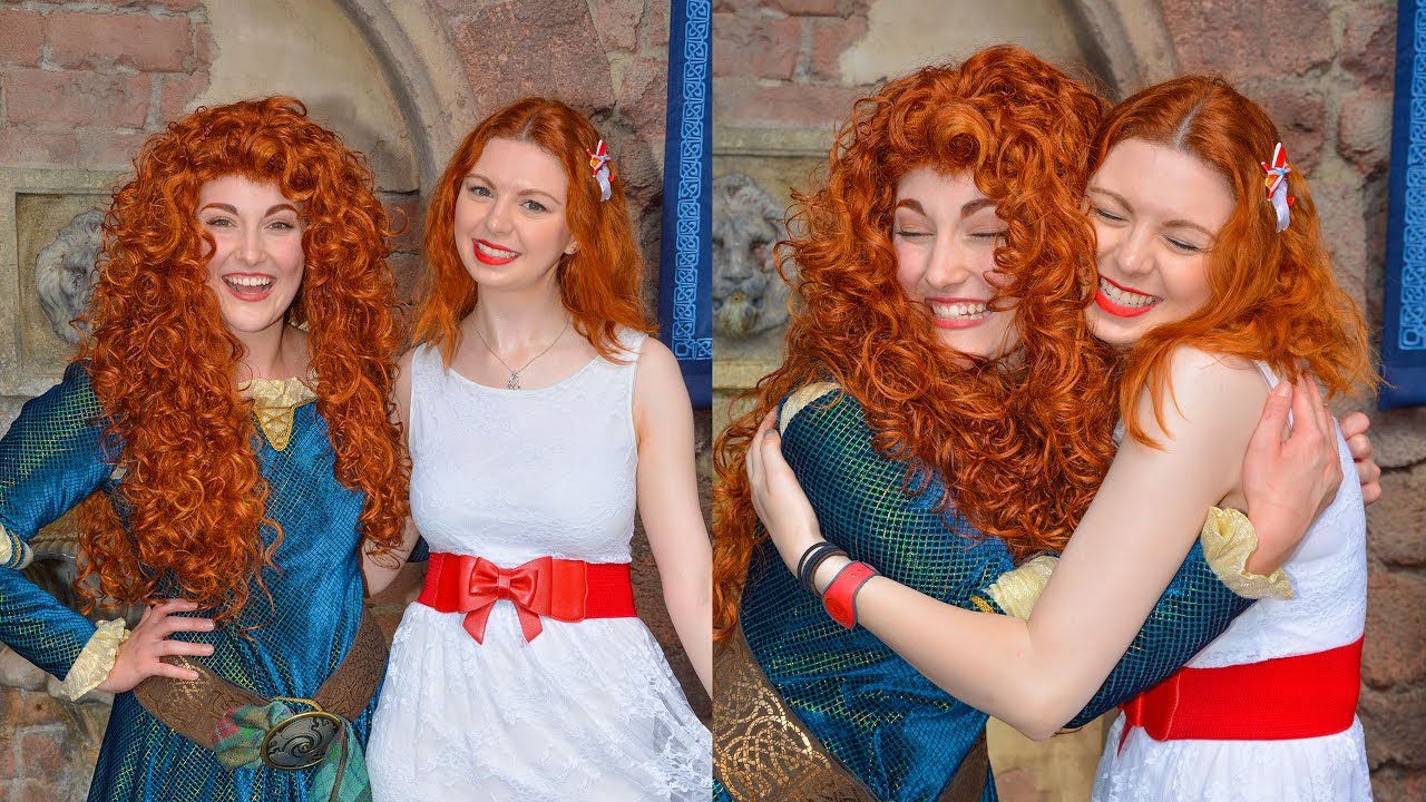 Meeting Merida in the Magic Kingdom! Walt Disney World 2017 - YouTube