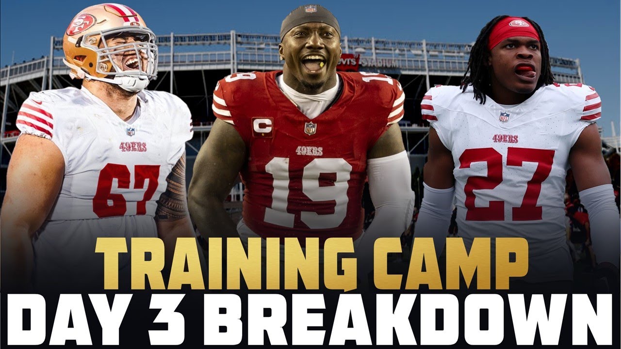 Training Camp Breakdown Day 3 | O-Line Competition | 1st Look at New Kick off - YouTube