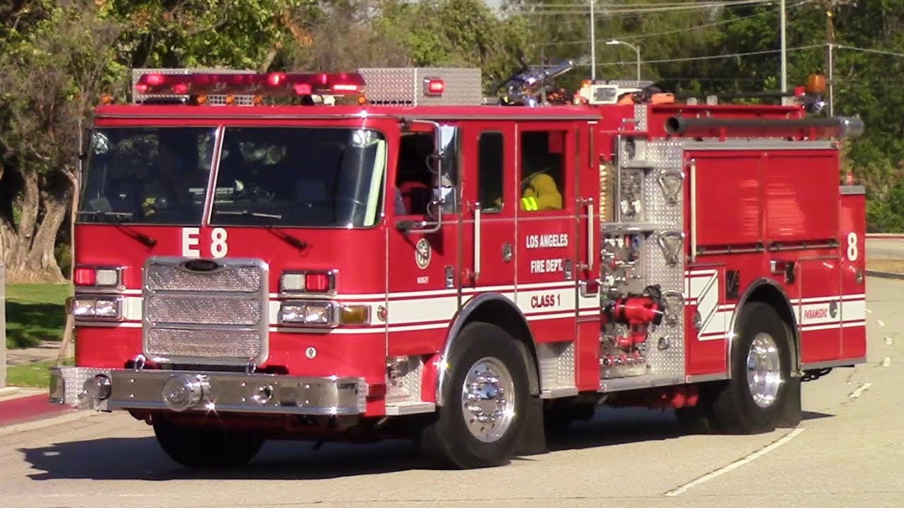 LAFD Engine 8 - YouTube