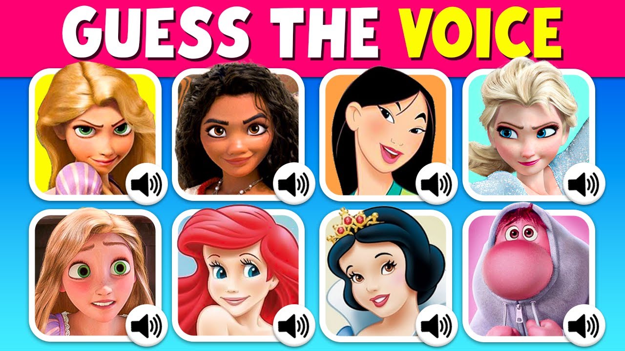 Guess The Disney Character by Voice🎤🎙️🎶 50 DISNEY SONG QUIZ | Elsa ...