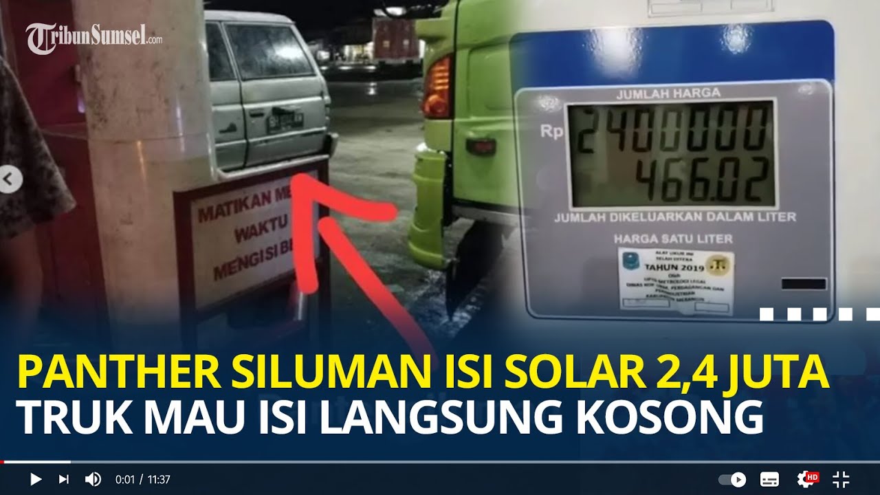VIral, Mobil Panther Isi Solar Hingga 2,4 Juta, Truk Mau Isi Solar ...