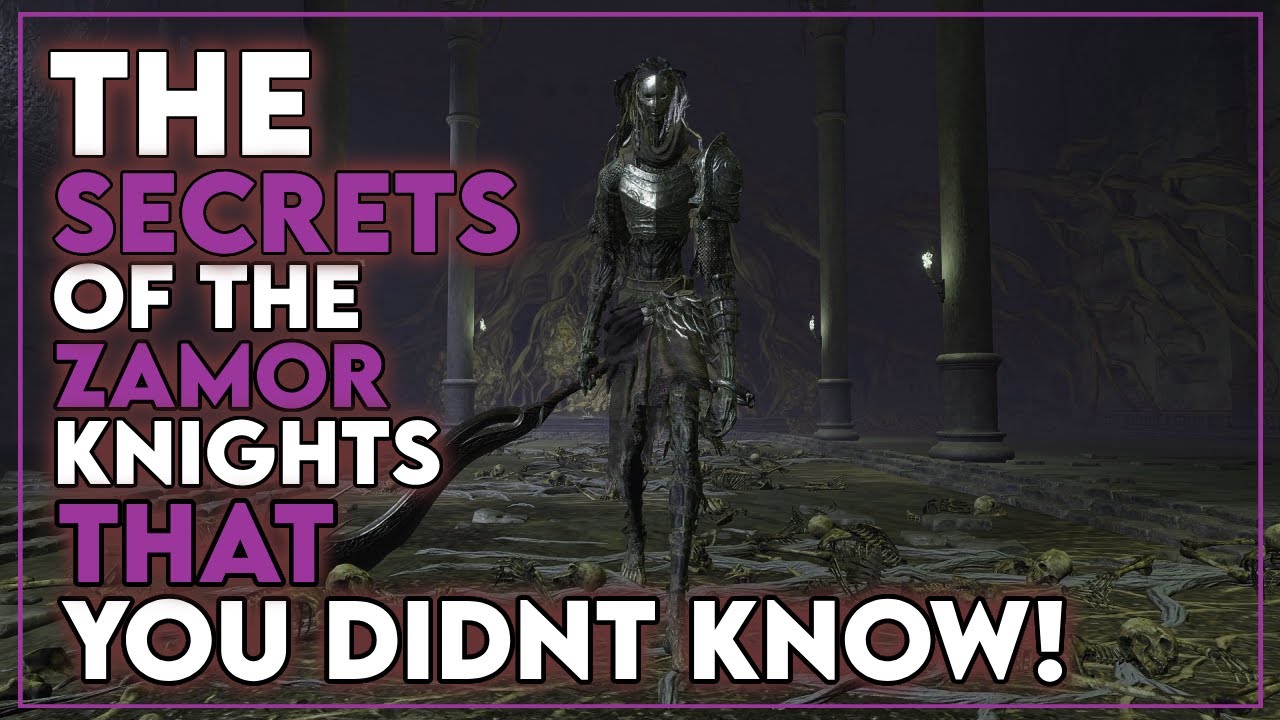 Elden Ring Lore - The Secrets Of The Zamor Knights That YOU Didn't Know ...