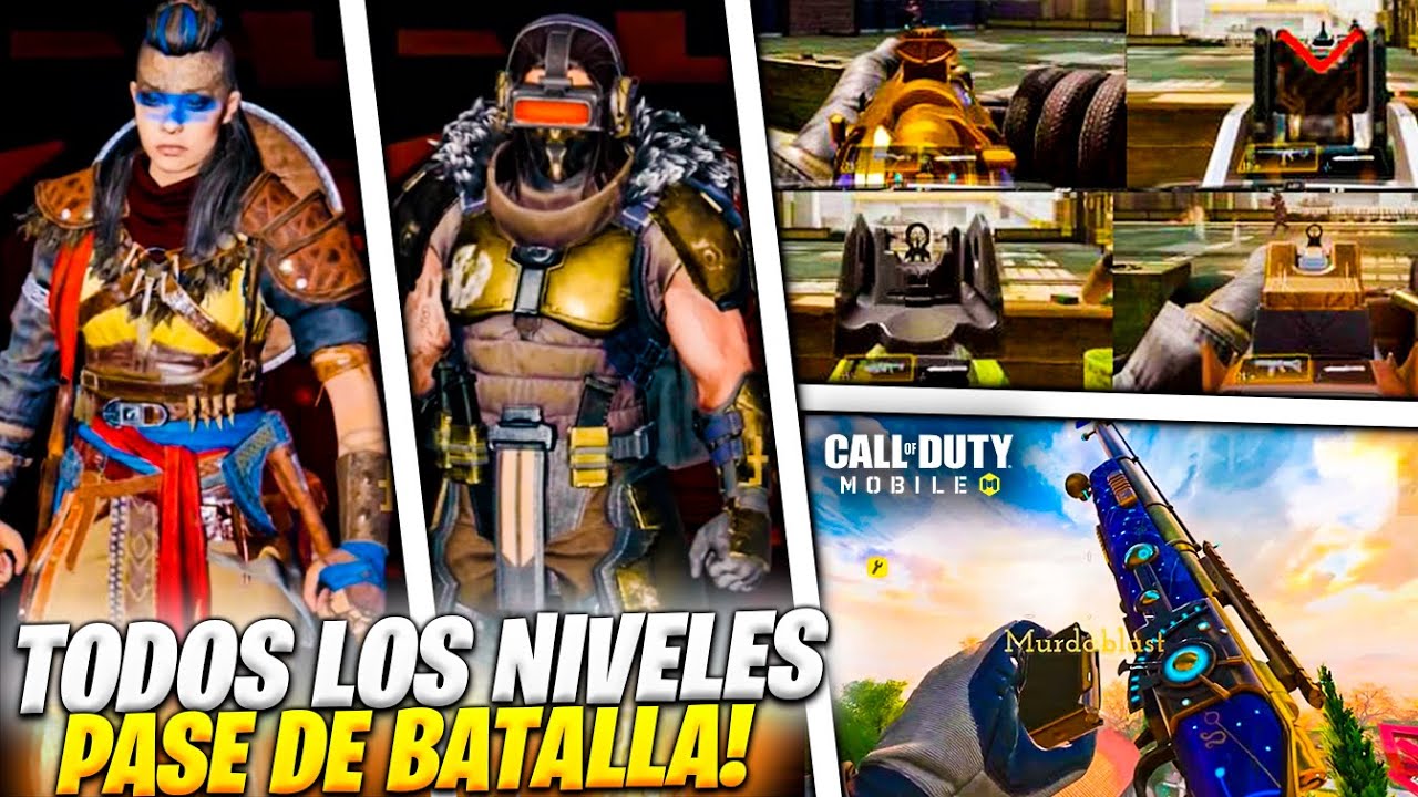 TODOS los NIVELES y RECOMPENSAS del PASE DE BATALLA de la TEMPORADA 6 ...