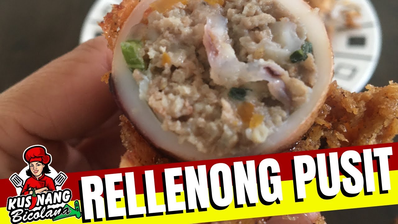 How To Cook Rellenong Pusit | Relyenong Pusit Recipe - YouTube