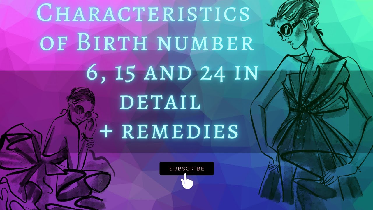 Birth number 6, 15 and 24 in details + remedies ( #numerology ...