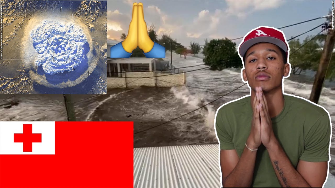 Prayers for Tonga🙏...Underwater Volcano Incites Tsunami! - YouTube