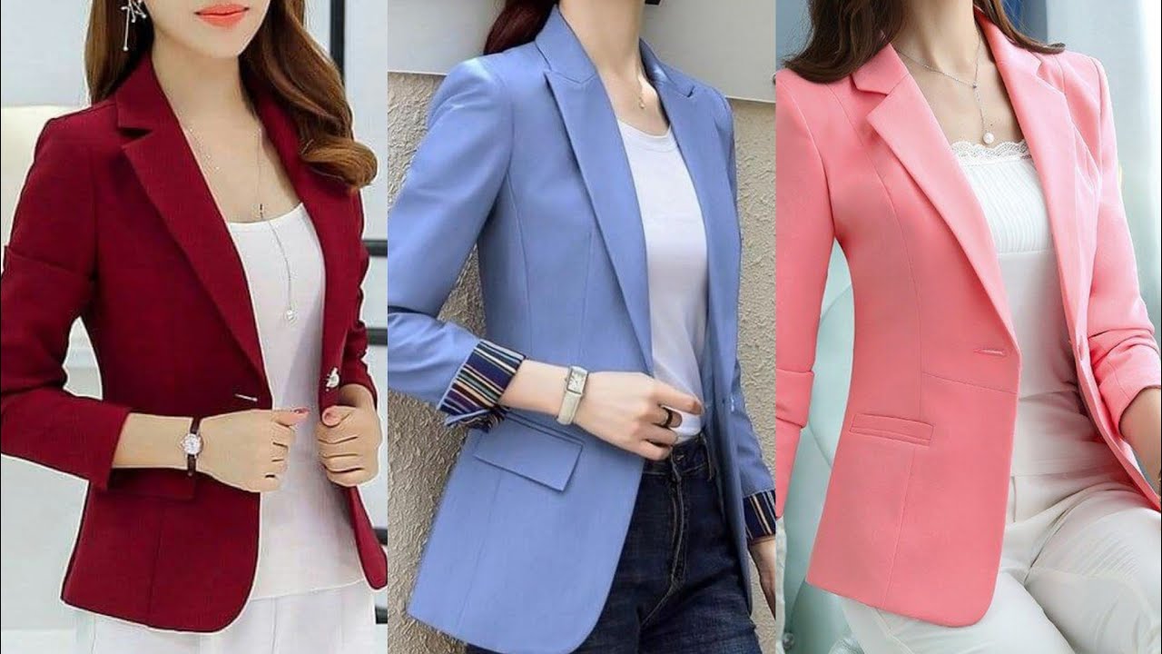 Elegant Breasted Long Sleeve Office Wear Jacket Designs Ideas For Women ...