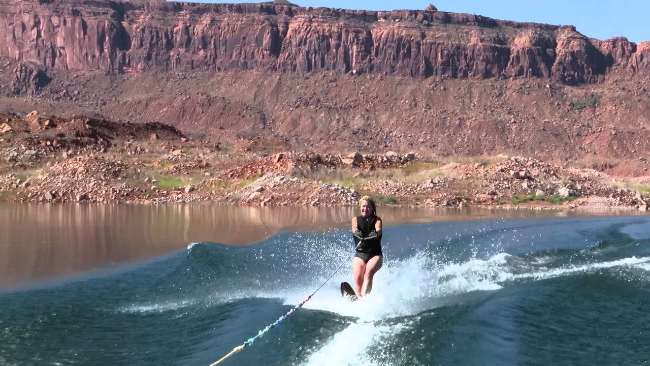 Karen at Lake Powell's Piute Canyon 2014 - YouTube