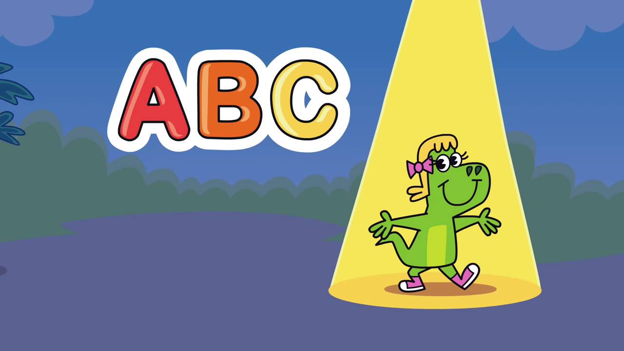 ABC Song | Fredbot Nursery Rhymes (Lucy the Dinosaur) - YouTube