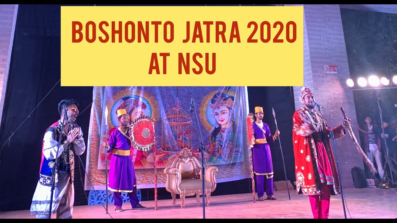 NSU Boshonto Jatra 2020 || Falgun 1426 Dhaka ,Bangladesh - YouTube