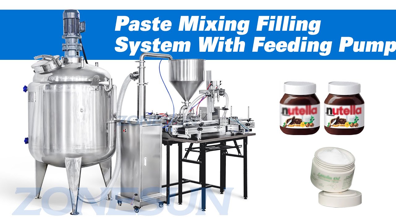 How To Use Automatic Paste Piston Filling Machine with Mixing&Heating ...