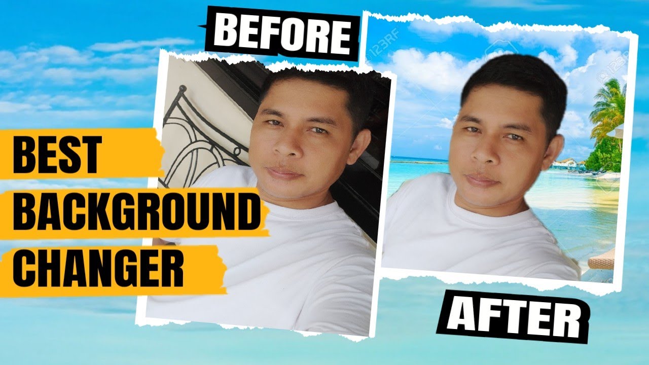 PAANO MAGPALIT NG BACKGROUND SA PICTURE GAMIT ANG BACKGROUND CHANGER ...